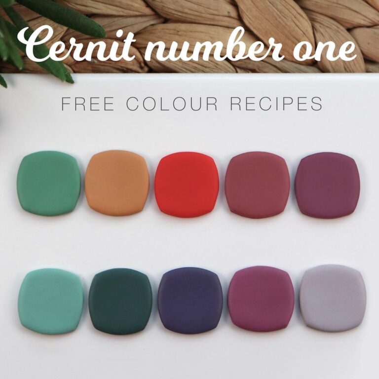 Free Cernit Polymer Clay Color Recipes - Clay Repository